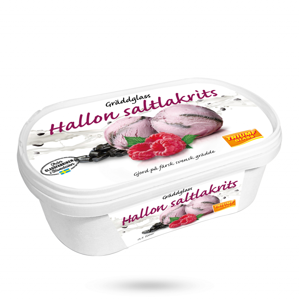 Hallon Saltlakrits 0,5L – Triumfglass